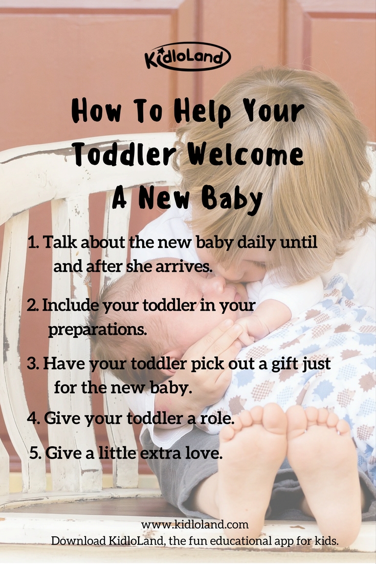 How To Help Your Toddler Welcome A New Baby - KidloLand