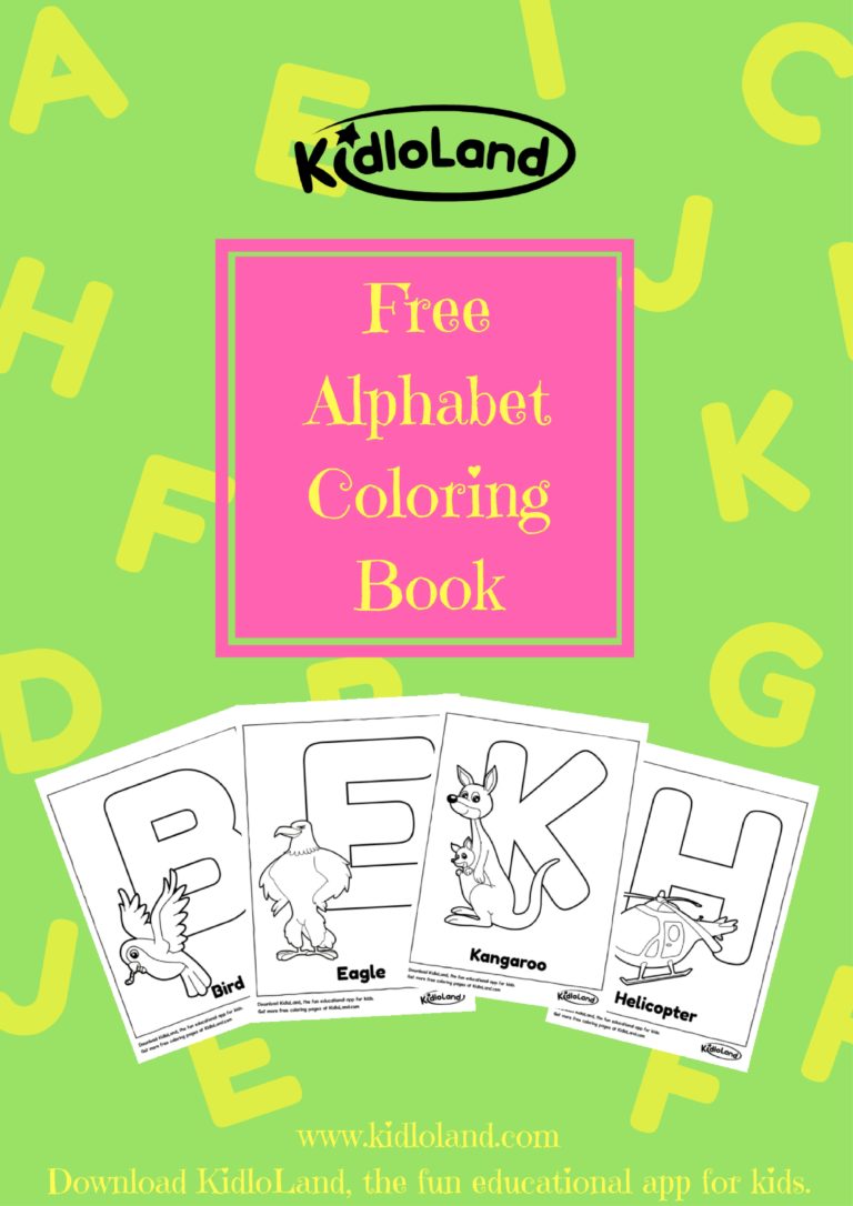 Free Alphabet Coloring Book For Toddlers - KidloLand