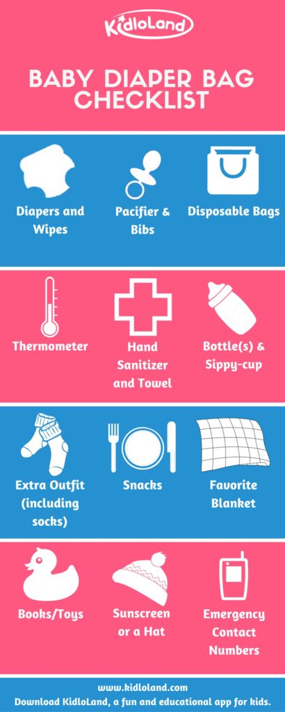 Checklist: Packing Your Baby's Diaper Bag! - KidloLand