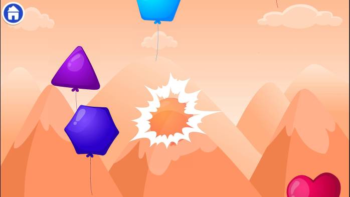 Burst The Shapes | Games For Your Kids - KidloLand