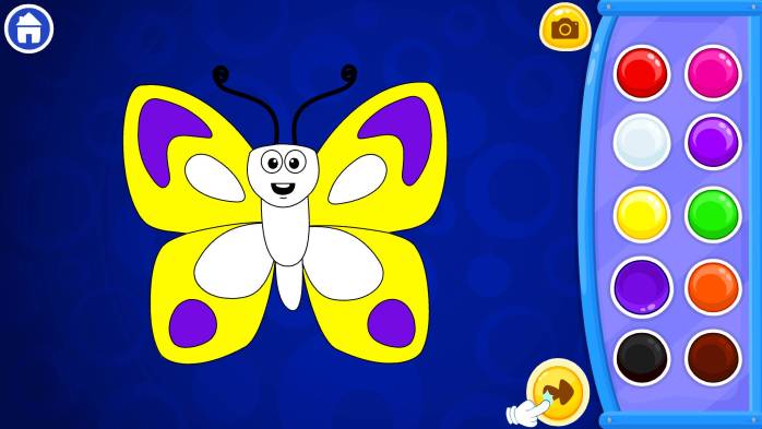 Color The Butterflies | Games For Your Kids - KidloLand