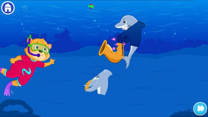 Scuba Bear | Games For Your Kids - KidloLand