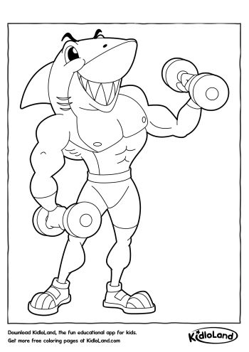 Sharks Sports Team Coloring Pages [2025]